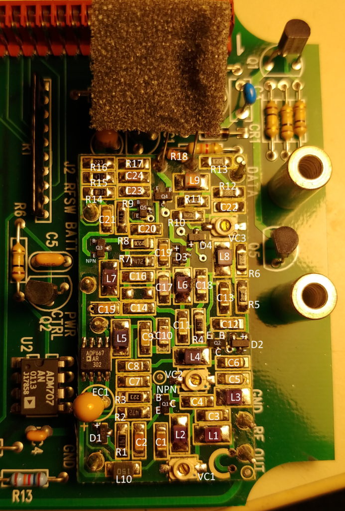 Telemotive 10K16 Remote – RF Section Schematic + Manual – NPN Zone